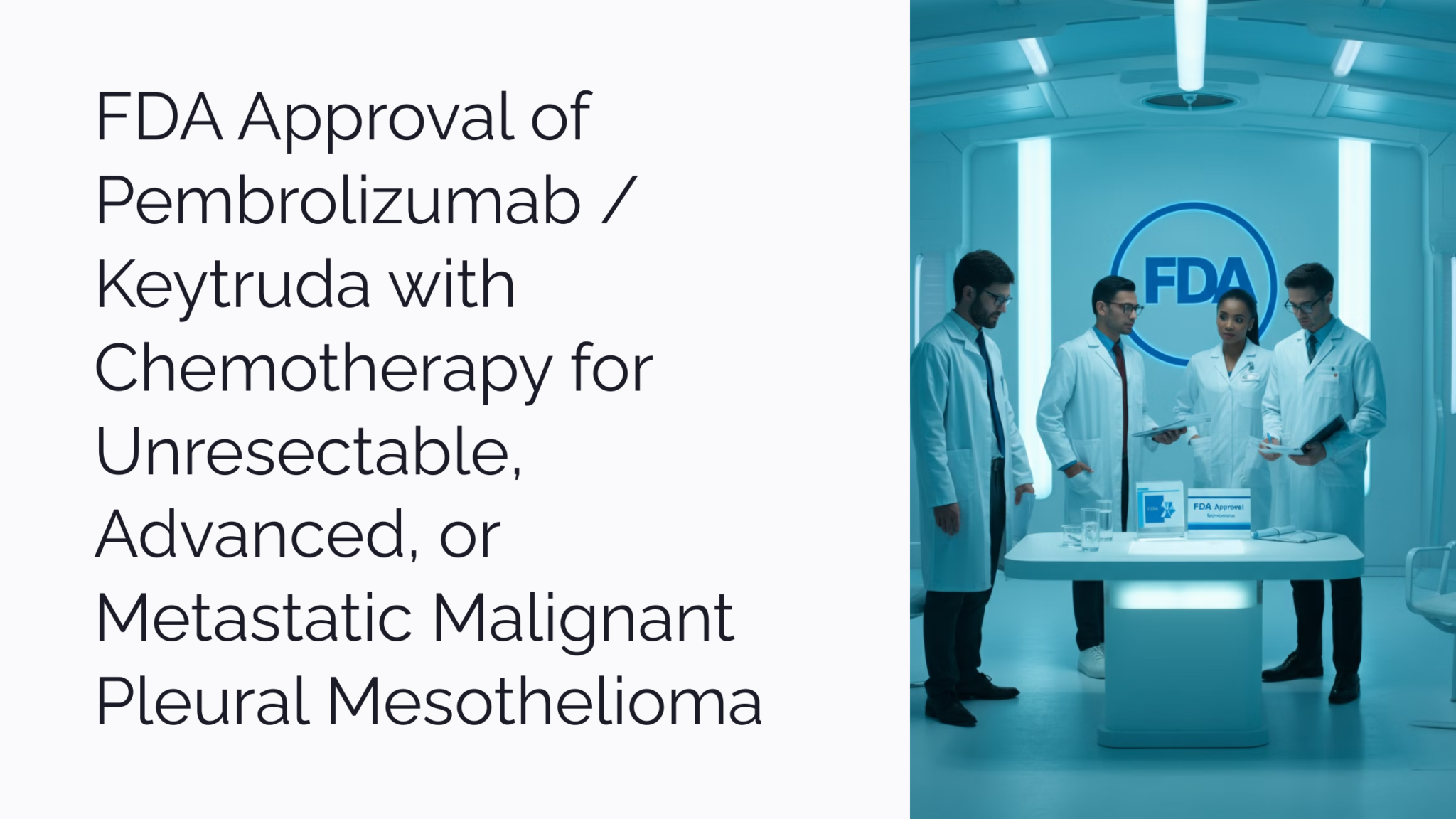 FDA approves KEYTRUDA® / Pembrolizumab with Chemotherapy for ...