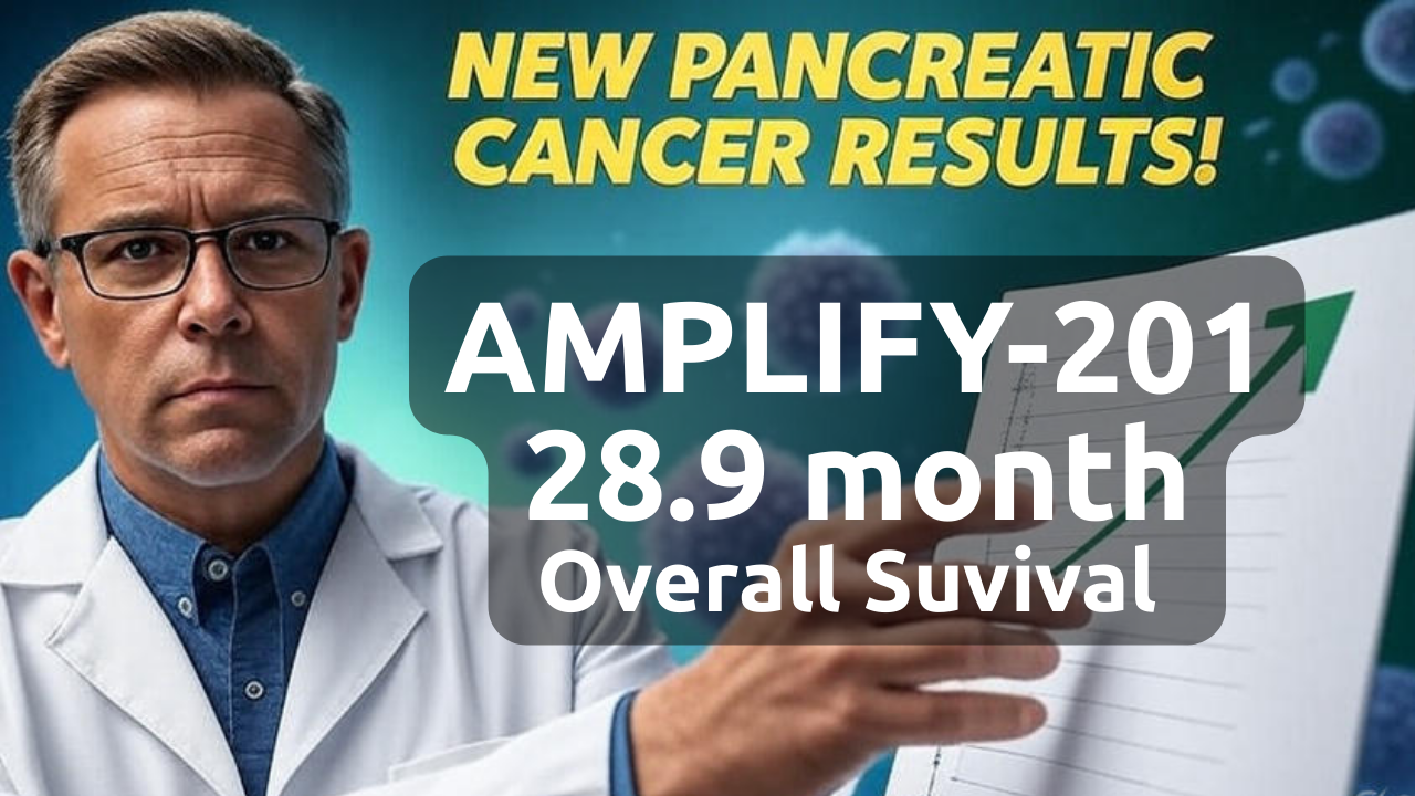 Pancreatic Cancer Trial: 28.9 months OS in AMPLIFY-201 - OncologyTube